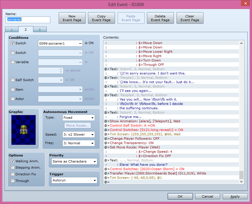 Events Rushing & Skipping Event Commands | RPG Maker Forums