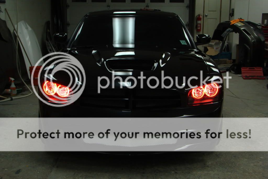 FS: Charger headlights with AAC CCFL Red Halos | Charger Forums