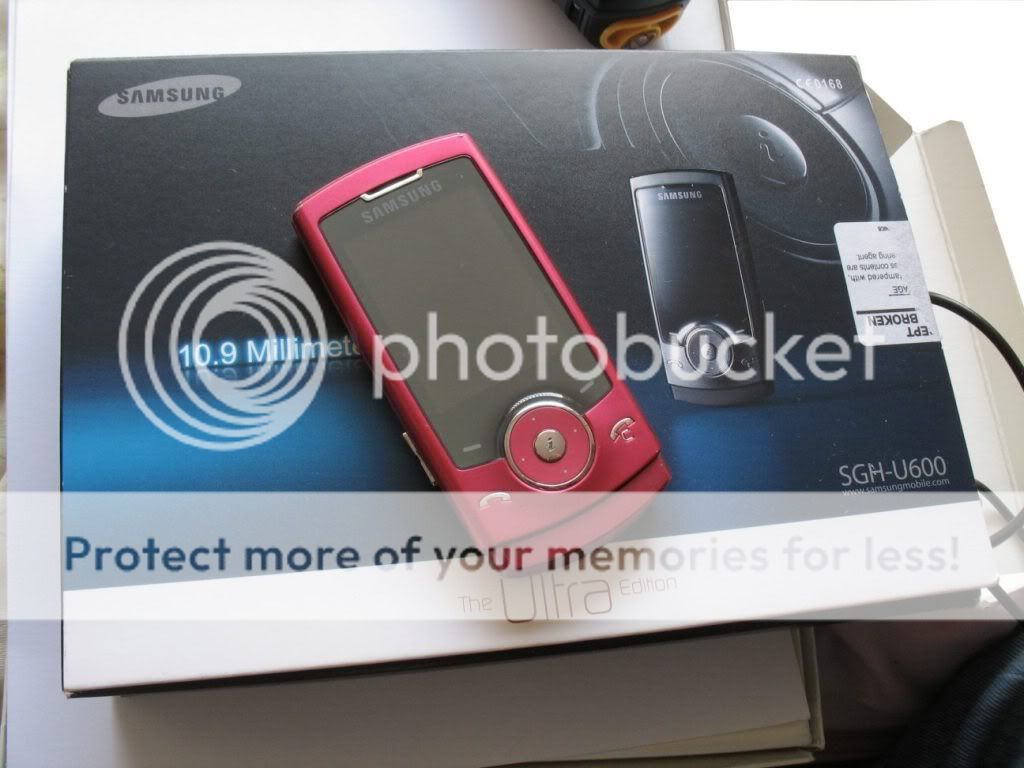 FS/FT Samsung u600 Ultra Edition II UNLOCKED Red In orig box. 4GB MicroSD
