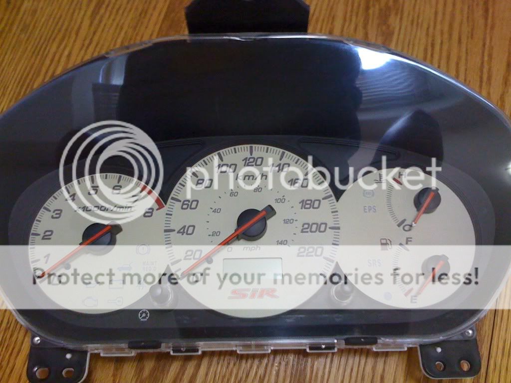Gauge Cluster - EP3 SiR For Sale | Honda / Acura K20a K24a Engine Forum