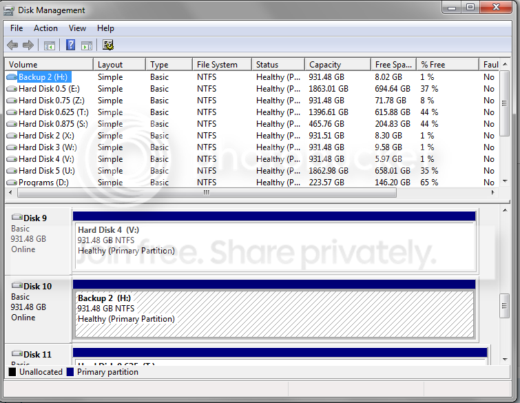 Windows Recognizing Multiple External HDs as Partitions of a Single ...