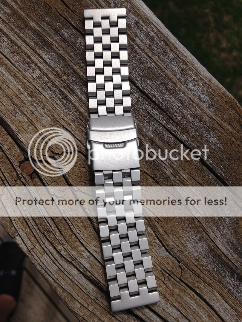 SOLD. Strapcode Super Engineer 2 II BEAD BLASTED bracelet ? straight ...