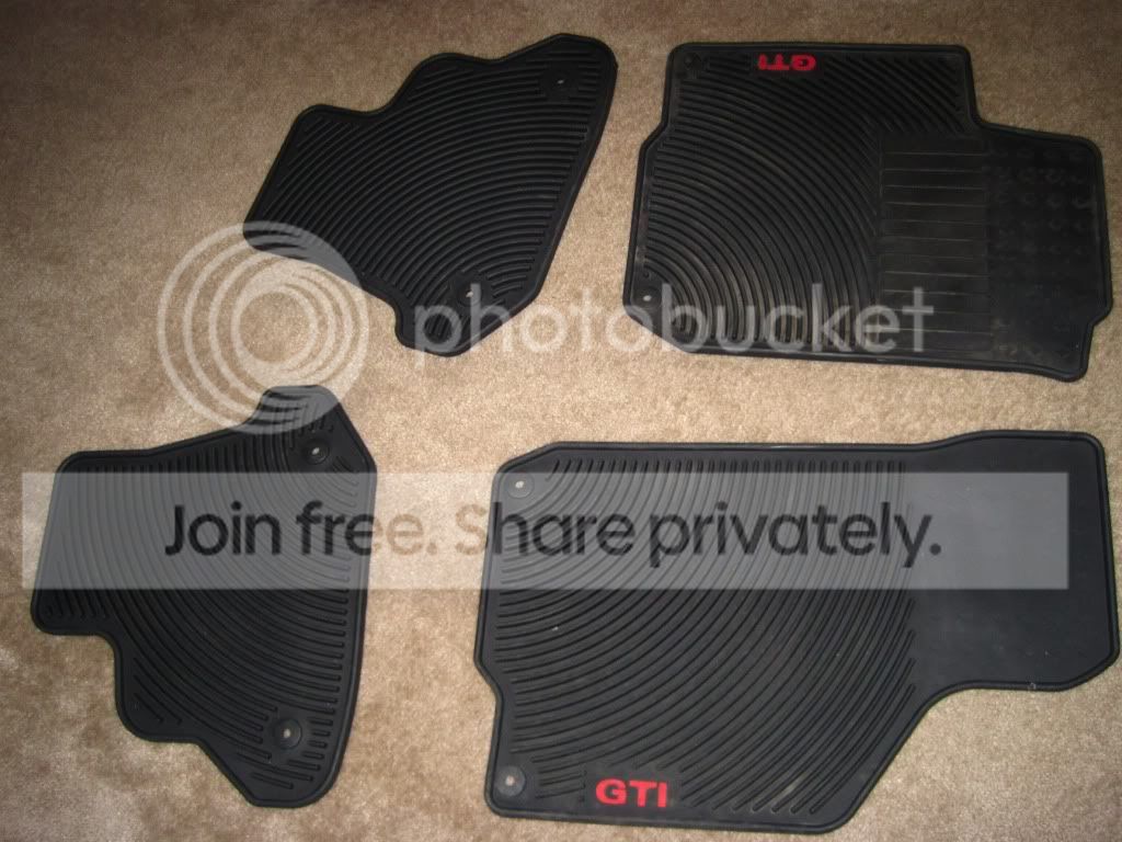 FS: OEM Monster rubber mats for MkIV GTI - Round peg holes | VW Vortex ...