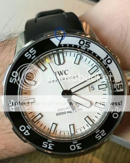 WTS IWC Aquatimer White Dial Ref. 3568 Rubber Strap | WatchUSeek Watch ...