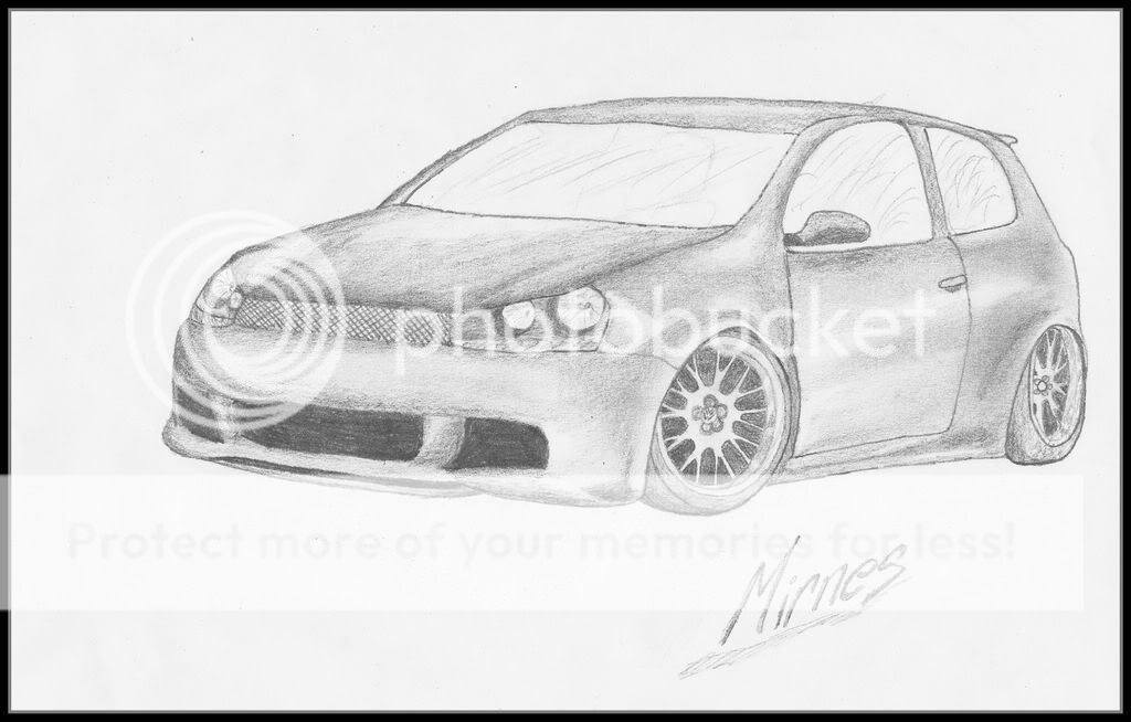 Rabbit Drawing | GOLFMKV.com - VW GTI Forum / VW Rabbit Forum / VW R32 ...