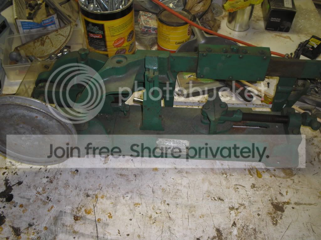 Powr Kraft power hacksaw - Old Woodworking Machines