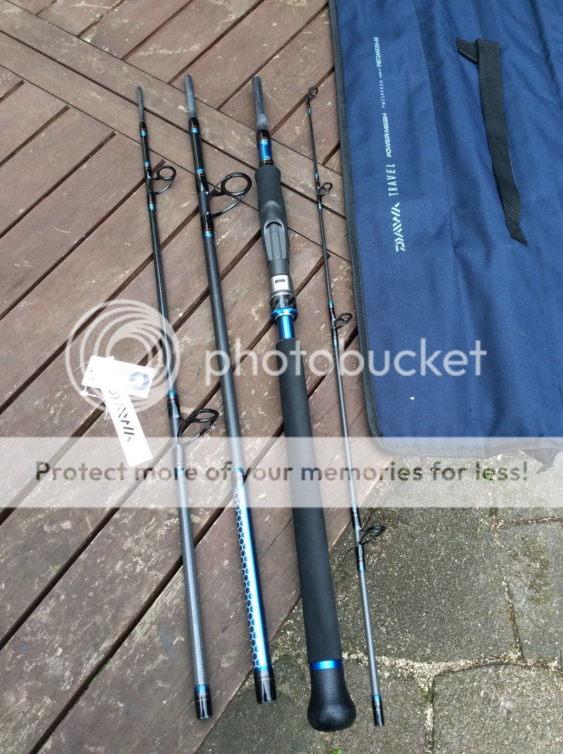 New Daiwa Powermesh Travel heavy Spinning Rod | World Sea Fishing Forums