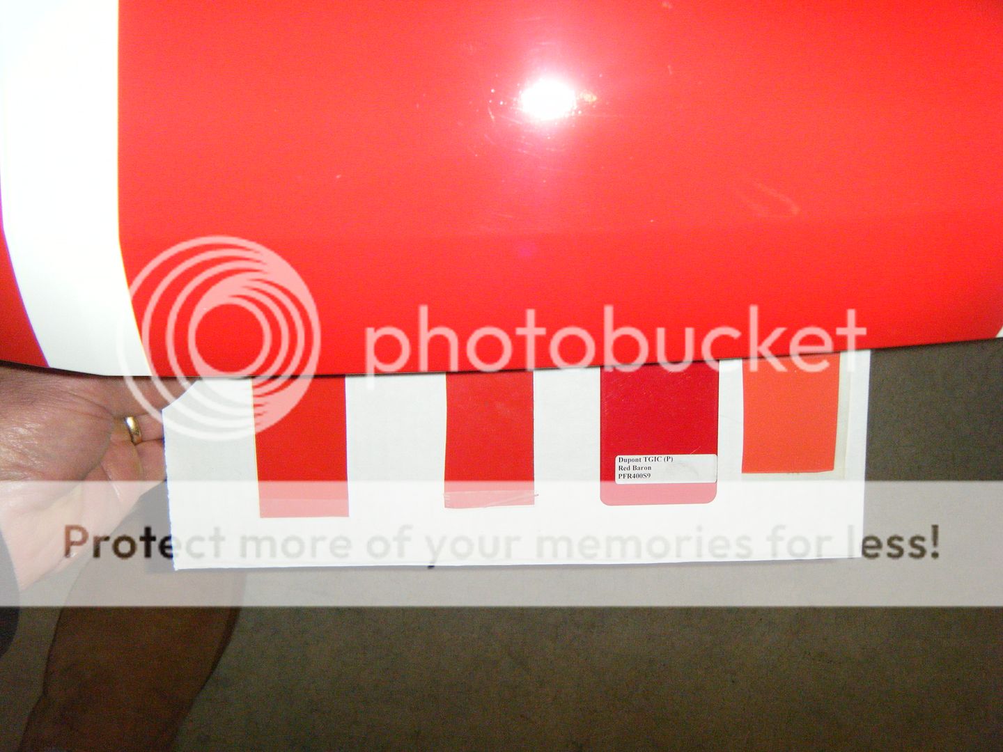 Red vinyl Stripe color figured out - Bangastang Rad cover ordered at 10 ...