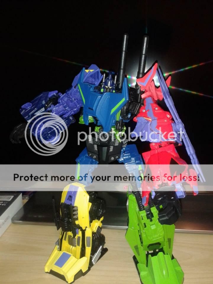 Fall of Cybertron Bruticus with X-Transbots (Boosticus) upgrade kit ...