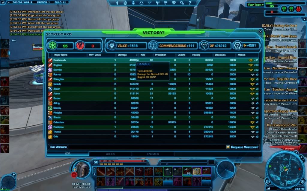 Damage check - Sentinel / Marauder - SWTOR | Forums